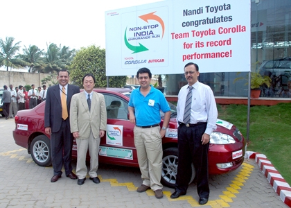 Toyota India | Toyota Corolla Drives Non-Stop Across India in 87 Hours ...