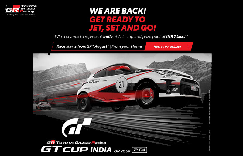TOYOTA GAZOO Racing (TGR) announces Second Edition of GT Cup India 2021
